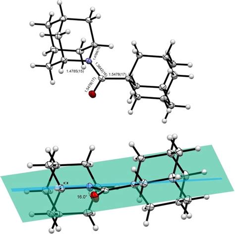 Ortep Diagrams Of Compound 22 A With Displacement Ellipsoids Drawn At