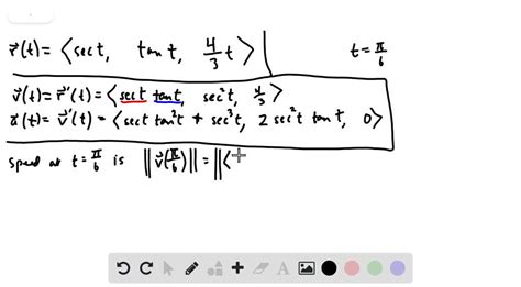 solved 𝐫 t is the position of a particle in space at time t find the