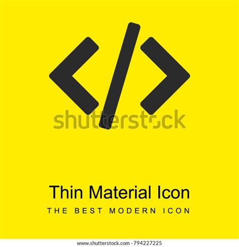 Programming Code Signs Bright Yellow Material Stock Vector Royalty Free 794227225 Shutterstock