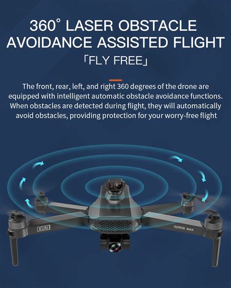 ZLL SG908 MAX 4K GPS Drone Three Batteries