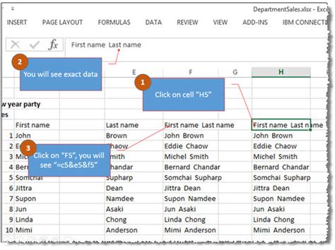 Excel Merging Columns ~ Knowledge And Fun