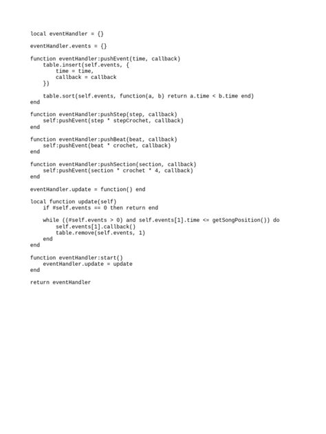 Eventhandler Lua Pdf Teaching Methods And Materials Technology