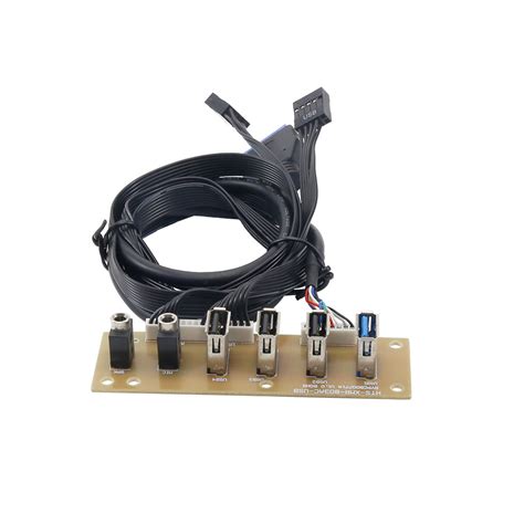 Chassis To Ports Dual Usb Front Panel Mounted Cable Motherboard Pcb Circuit Board Audio