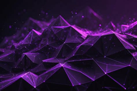 Premium Photo Abstract Geometric Background With Triangular Cells For Design Bright Violet