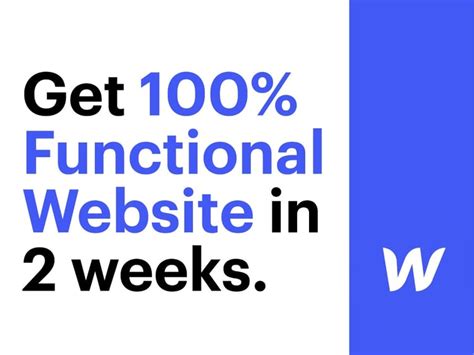 Functional Webflow Website In Weeks Upwork