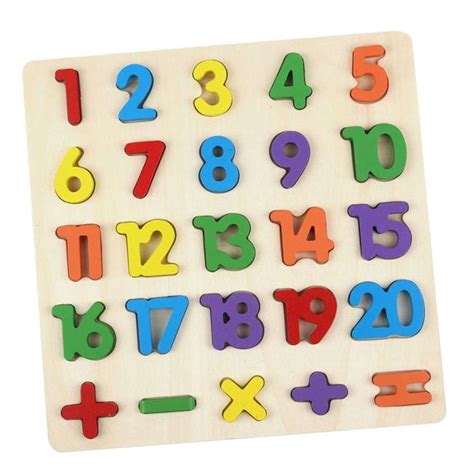 Wooden 1234 Numeric Puzzle Board By Mitrata Np