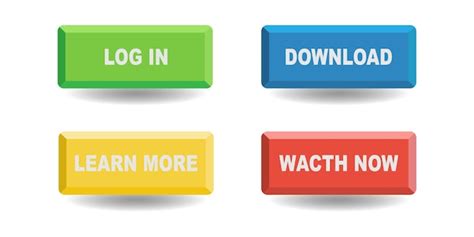 Premium Vector Flat Design Cta Button Collection Call To Action Button