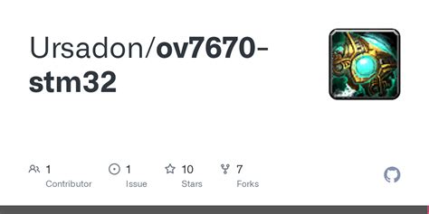 GitHub Ursadon Ov7670 Stm32