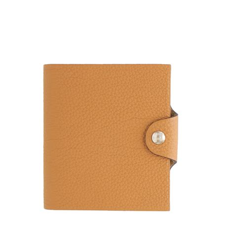 Hermes Caramel Ulysse Mini Notebook Cover W Refill The Closet