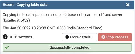 Import Export Data Dialog PgAdmin Documentation