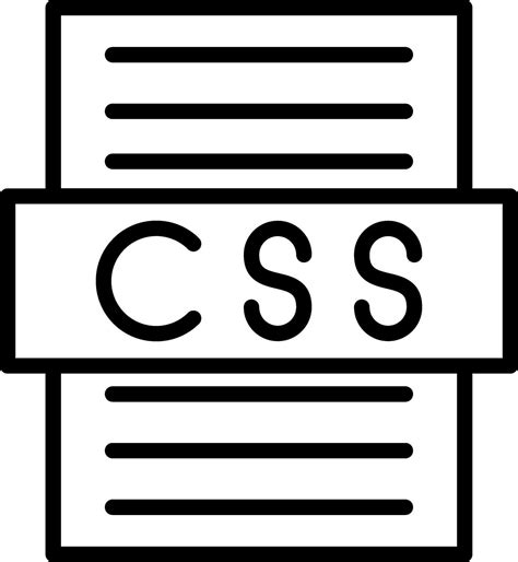Css File Vector Icon Design 24888604 Vector Art At Vecteezy