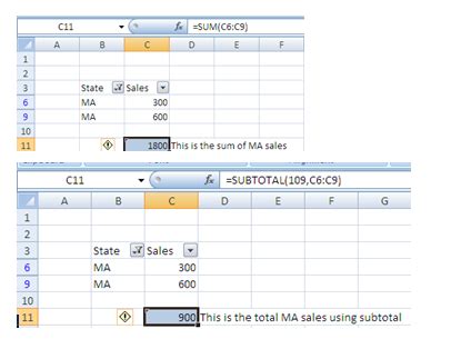 Chatting About Excel And More Subtotal Example With Filtering
