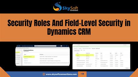 Security Roles And Field Level Security In Dynamics Crm Sky Soft