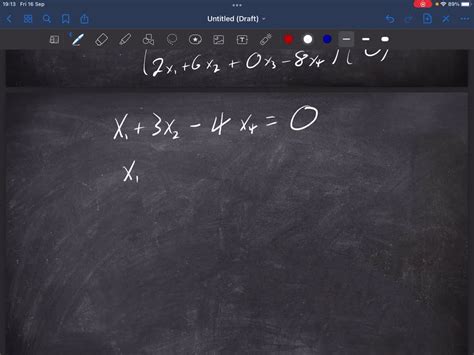 solved describe all solutions of ax 0 in parametric vector form