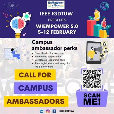 Ieee Igdtuw On Linkedin Call For Ambassadors 📢📢 🌟 Heres To An
