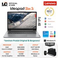 Review Laptop Kantor Lenovo Ideapad Slim 3i 14 Intel Core I5 1135G7 8GB 512GB SSD 14 Inch FHD