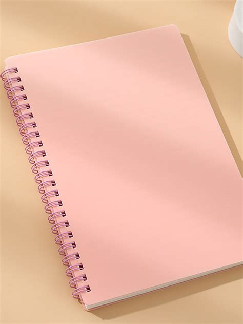 1pc Plain Spiral Notebook In 2025 Cute Spiral Notebooks Spiral