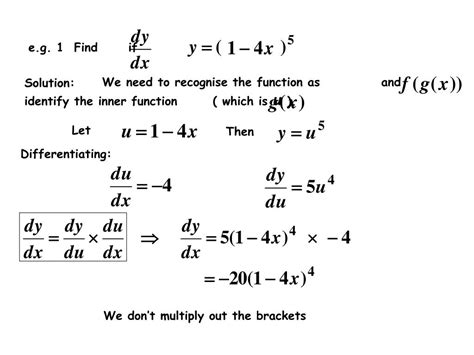 PPT Differentiating The Chain Rule PowerPoint Presentation Free Download ID