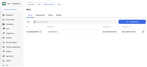 Api Tokens