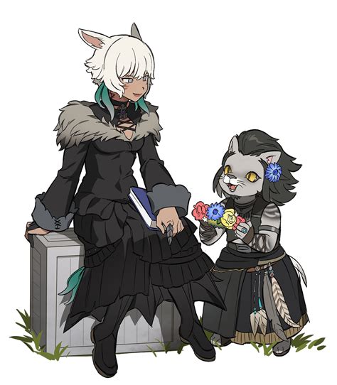 y'shtola rhul and runar (final fantasy and 1 more) drawn by wuliu_heihuo | Danbooru