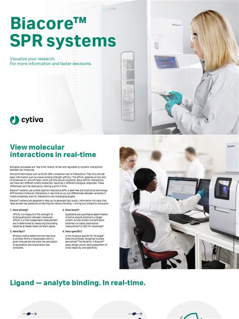 Biacore Spr Systems Brochure Cy13206 27mar23 Br Pdf Surface Plasmon