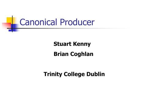 ppt canonical producer powerpoint presentation free download id