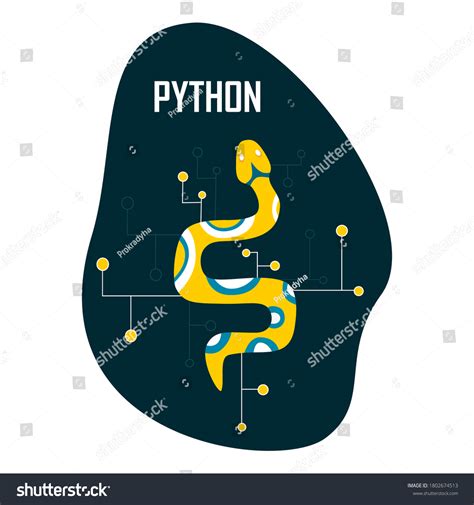 Python Code Language Sign Programming Coding Stock Vector Royalty Free Shutterstock