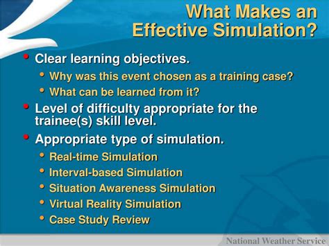 Ppt Effective Use Of The Weather Event Simulator Powerpoint