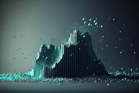 Premium Ai Image Abstract Data Graph Concept With Data Clusters And Particles Digital Sorting