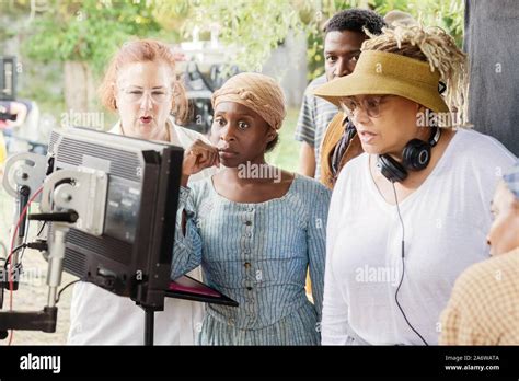 Harriet From Left Script Supervisor Margery Kimbrough Cynthia Erivo