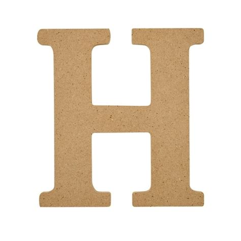 Plaid Unfinished Wood Mdf 5 Letter For Diy Arts And Crafts H