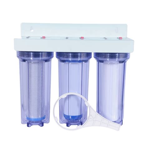 Ro Pure Inline Sink Water Filter With 3 Stages With Inbuilt Mounting Clamp
