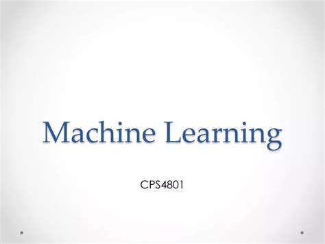 PPT Machine Learning PowerPoint Presentation Free Download ID 4196001