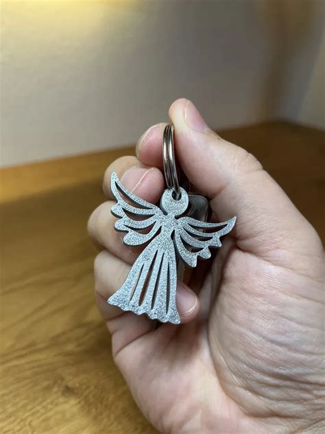 Angel Keychain Wing Design Free 3d Print Model Makerworld