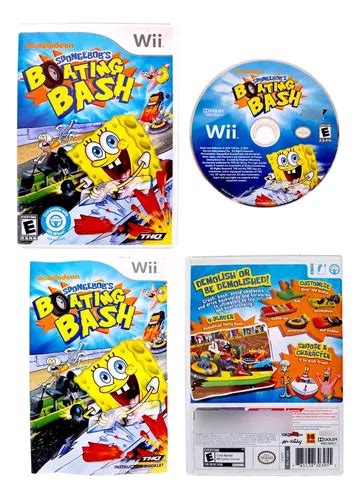 Spongebobs Boating Bash Nintendo Wii Reacondicionado Meses Sin Interés