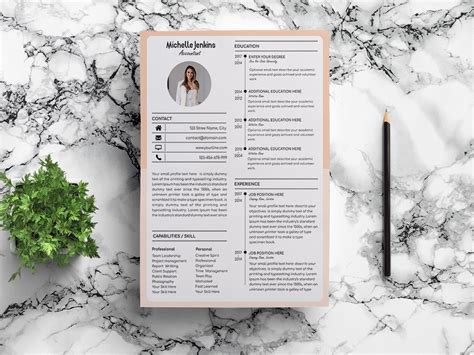 Detail Template Cv Coreldraw Koleksi Nomer