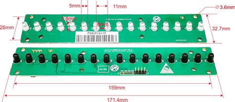 Drop Sensor With 16 Emitters For Object Fall Detection
