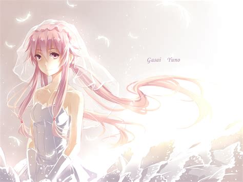 Gasai Yuno Mirai Nikki Wallpaper By Pixiv Id Zerochan Anime Image Board