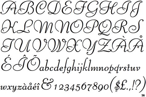 Monotype Script Font