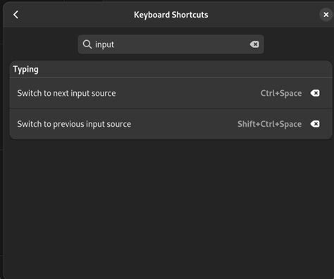 How To Disable Previous Input Source Keybinding Rgnome