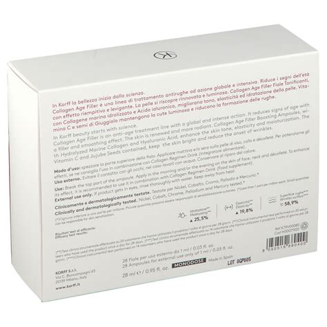 KORFF Collagen Age Filler Fiale Tonificanti 28x1 ml | Redcare