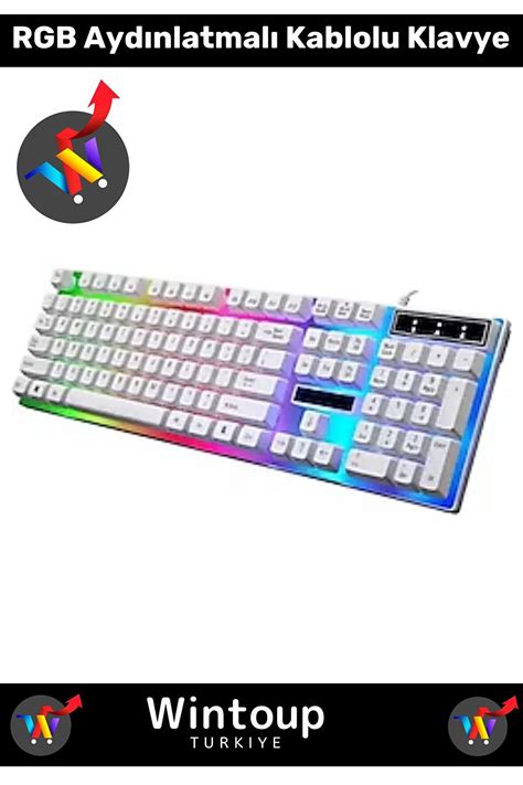 tk 03 gaming rgb işıklı kablolu q klavye game oyuncu klavyesi fiyatları