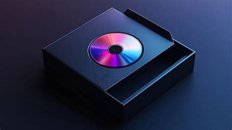 Super Jewel Case With Cd Inside Cd Box Mockup Template Isolated Generative Ai Premium Ai