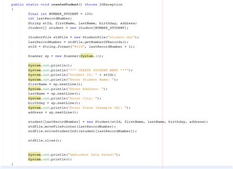 Solved This Is A Snippet Of My Main Component Of My Program Chegg