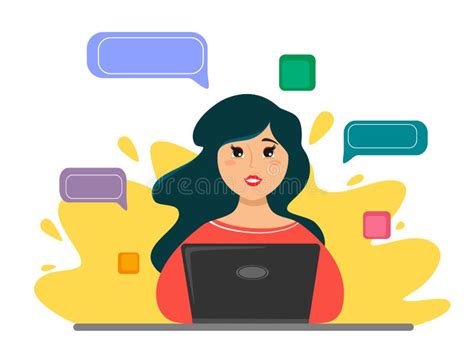 Woman Female Programmer Icon Lady Woman Female Programmer Tech Person