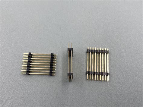 Triple Row Mm Pitch Straight DIP Type Pin Header Connector Pin Header And Header