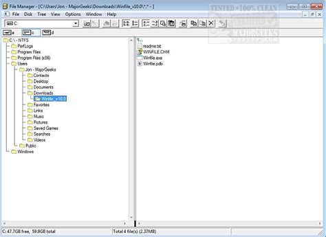 Download Windows File Manager Winfile Majorgeeks