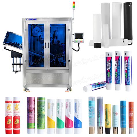 Automatic Plastic Tube Adhesive Ointment Toothpaste Label Stick Sticker