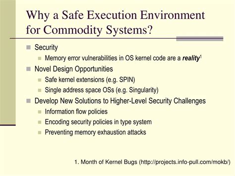 ppt secure virtual architecture a safe execution environment for