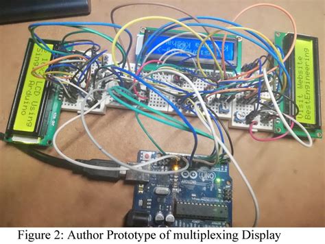 Multiplexed 4 Lcd Display Using Arduino Uno Engineering Projects